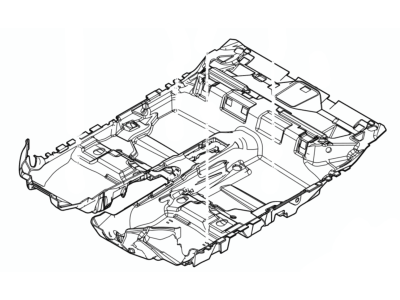 OEM Ford DV6Z-5411454-BB - Insulator - Floor