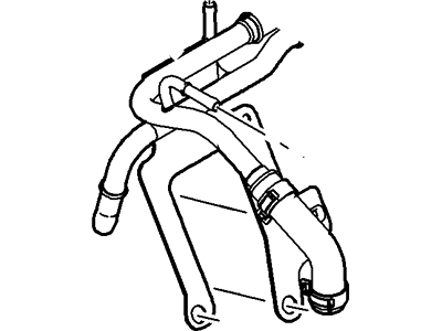 OEM Ford 5R3Z-18696-DA - Tube - Auxiliary Heater Supply