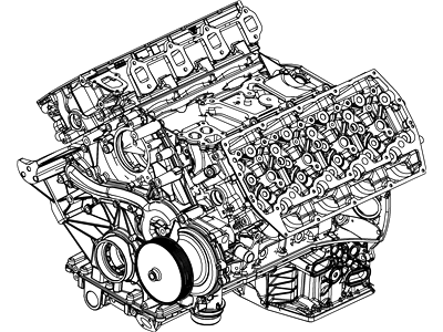 OEM Ford HC3Z-6006-C - Service Engine Assembly