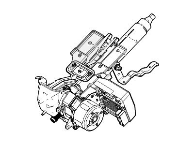 OEM Ford BE8Z-3C529-A - Column Assembly - Steering