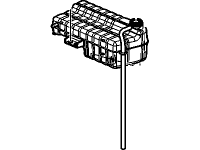 OEM GM 15161670 - Tank Asm-Radiator Surge (Includes Coolant Level Sensor)