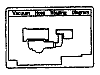 OEM GM 88972612 - Label, Evap Emission Hose Routing