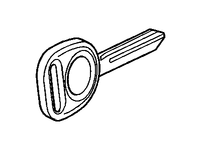 OEM GM 89025647 - Key, Dr Lock & Ignition Lock