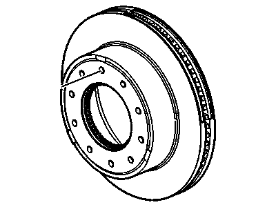 OEM GM 15083702 - Rotor Asm-Rear Brake