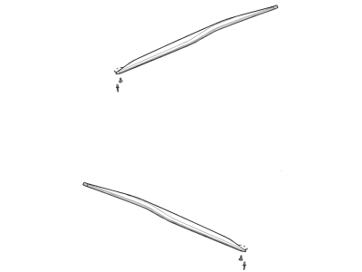 OEM GM 84139818 - Rocker Panel Extensions in Exposed Carbon Fiber