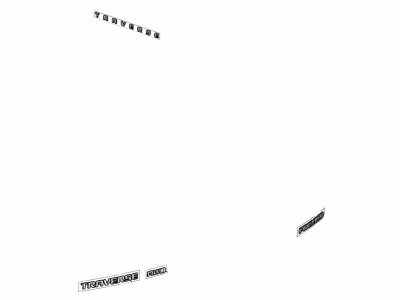 OEM GM 84950540 - Traverse Emblems in Black