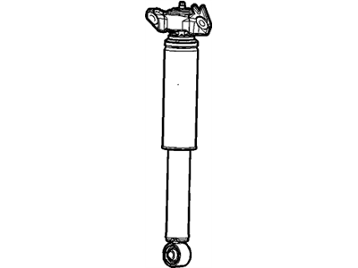 OEM GM 13319758 - Rear Shock Absorber Assembly (W/ Upper Mount)