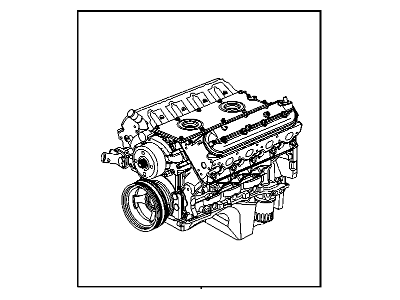 OEM GM 19260741 - Engine Asm, Gasoline (Remanufacture 4.8L L20)