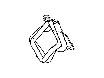 OEM GM 12649882 - Pipe Asm-Heater Inlet & Outlet