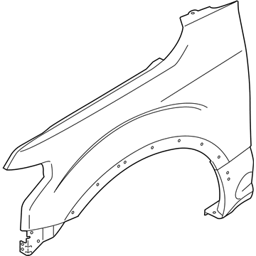 OEM Ford FL3Z-16005-A - Fender Assembly - Front