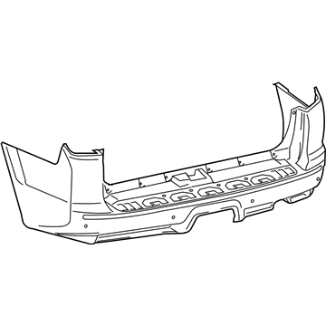 Toyota 52159-35919 Cover, Rear Bumper L/P