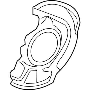 Wheel Dust Shields TOYOTA Genuine 47703-34030 Disc Brake Dust Cover fta ...