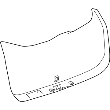 GM 84239634 Panel Asm-Lift Gate Lower Trim Finish *Black