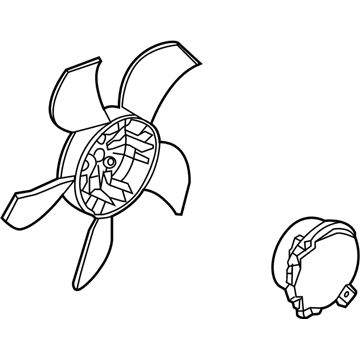 GM 84390613 Fan Motor