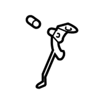 Toyota 53550-35010 Hook Assy, Hood Auxiliary Catch