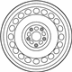 Toyota 42611-42840 Wheel, Disc