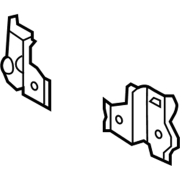 OEM Toyota 53722-04020 - Side Panel Retainer