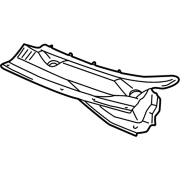 OEM Toyota 55709-02090 - Cowl Grille