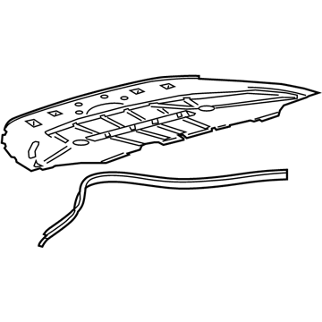 OEM Ford FR3Z-17626-C - Under Cover