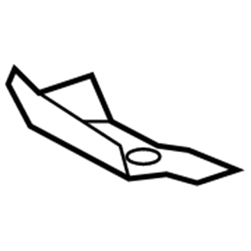 OEM Ford HC3Z-16A039-AA - Rear Molding