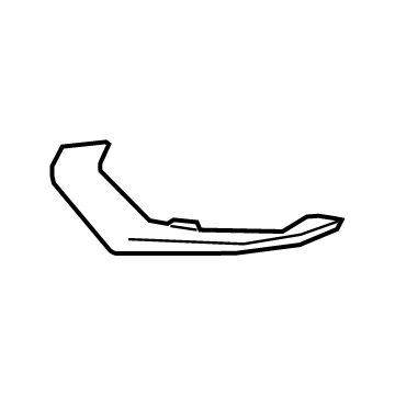 OEM GM 84294635 - Insert-Front Fog Lamp Bezel *Black Ice Chm