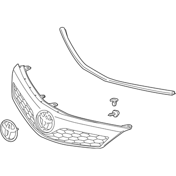 OEM Toyota 53101-06340-D0 - Grille Assembly