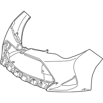 OEM Toyota 52119-03907 - Bumper Cover