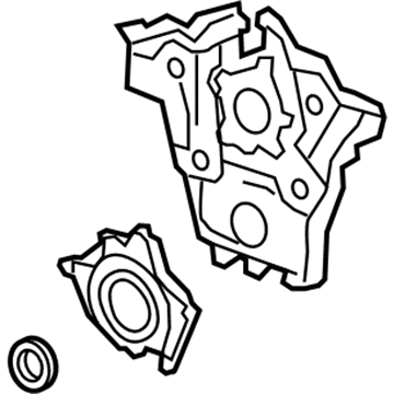 OEM GM 12684188 - Cover Asm-Engine Front (W/ Water Pump)