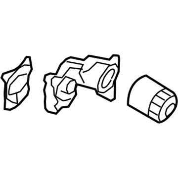 OEM GM 12635599 - Adapter, Oil Filter(W/Bypass Valve)