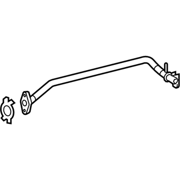 OEM Toyota 16268-75091 - By-Pass Pipe