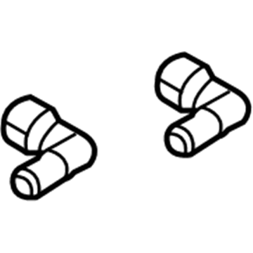 OEM Ford XC2Z-18B402-BA - Hose Assembly Elbow