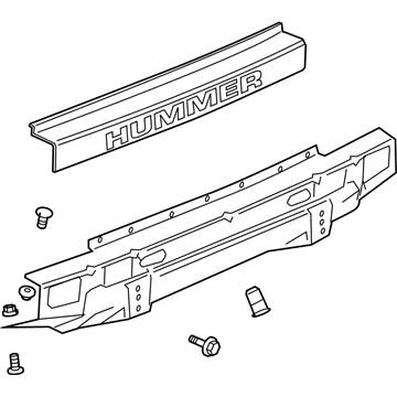 OEM GM 15778407 - Bar Asm-Rear Bumper Imp