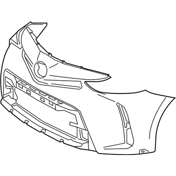 OEM Toyota 52119-47949 - Bumper Cover