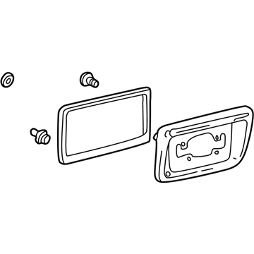 OEM Toyota 76801-35260 - Finish Panel