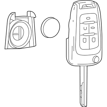 OEM GM 23335584 - Key