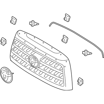 Toyota 53100-0C200 Grille Assembly