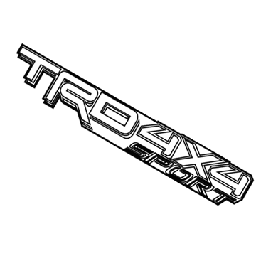 OEM Toyota 75996-04090-D0 - Decal