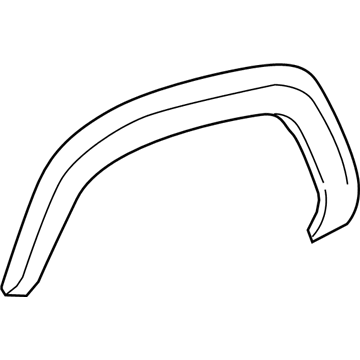 OEM Toyota 75874-04090 - Wheel Opening Molding
