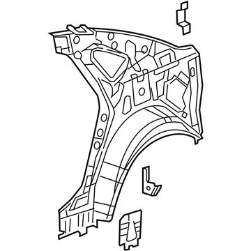 OEM GM 20985978 - Inner Quarter Panel