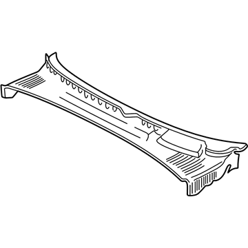 GM 90583311 Deflector, Plenum Water *Black