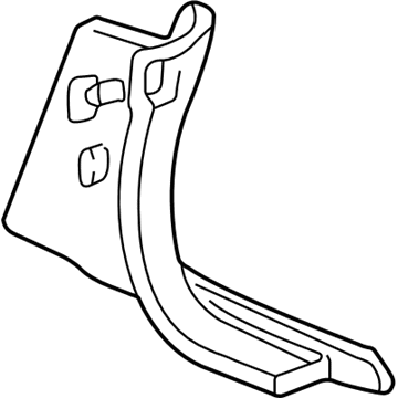 OEM Ford 4W4Z-5402344-AAA - Cowl Kick Panel