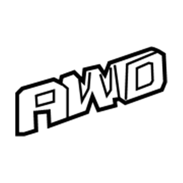 OEM GM 84310387 - Nameplate