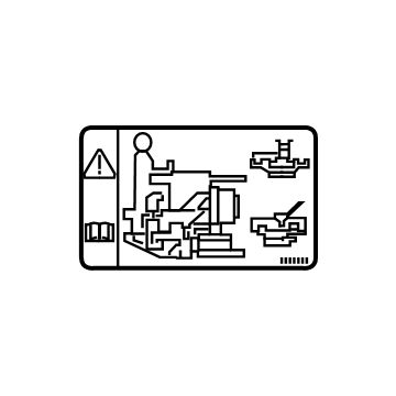 OEM GM 84227010 - Caution Label