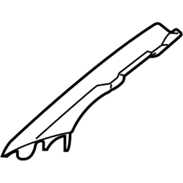 OEM Toyota 62211-04100-C0 - Windshield Pillar Trim