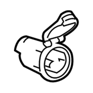 OEM Toyota 85535-0E060-C0 - Power Outlet Cover