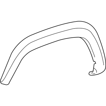 OEM Toyota 75871-04060 - Wheel Opening Molding