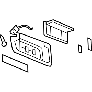 OEM GM 22794056 - Sunshade Asm-. *Titanium