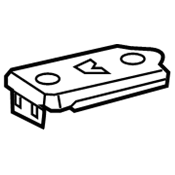 OEM Toyota 52521-06090 - Upper Grille Retainer