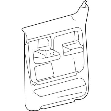 OEM Ford 4L3Z-1627407-AAA - Door Trim Panel