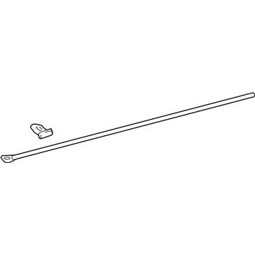 OEM Lexus 67864-30140 - Weatherstrip, Front Door, NO.2 LH